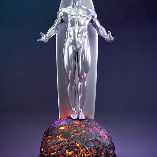 🦸 Silver Surfer・ STL File for 3D printing・Cults