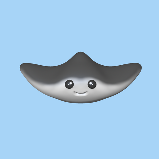 🗿 Cute Stingray・ 3D File for ・Cults