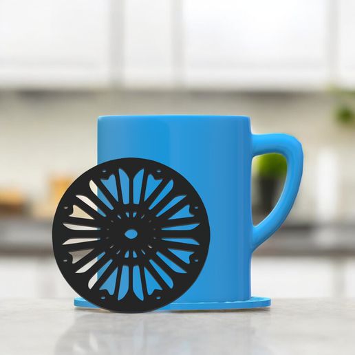 OBJ file Coasters Stylish and Functional, Tea, Coffee, Alcohol 🫖 ・3D ...