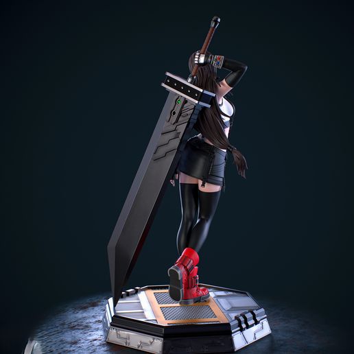 STL file Tifa Lockhart Premium Figure STL 🗿 ・3D printer design to ...
