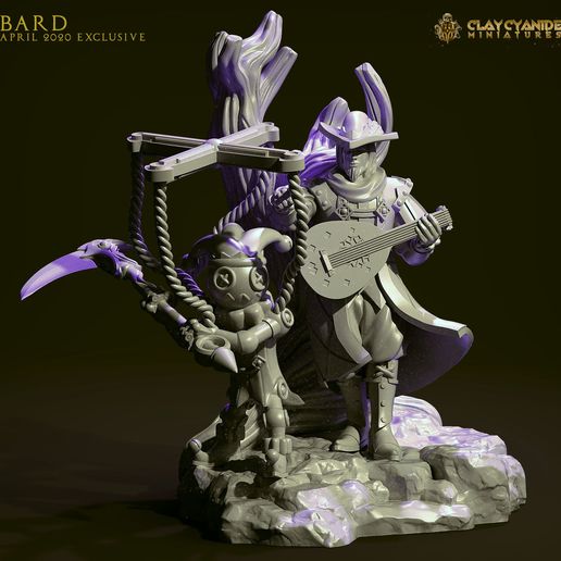 🗿 Bard・ 3D File for 3D printing・Cults