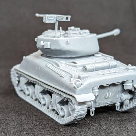 🎲 Sherman M4A1 76mm cast hull (US, WW2)・ 3D File for 3D printing・Cults