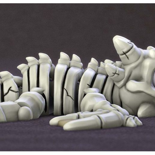 👶 Flexi Baby Bone Dragon・ STL File for 3D printing・Cults