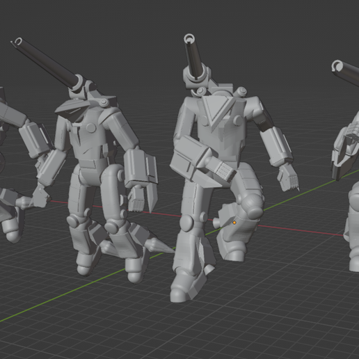 🎲 Afreet Battle Armour (9 poses x 4 variants)・Free 3D File for 3D ...