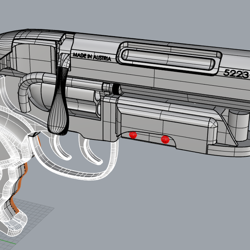 🎨 Deckards Blaster - Blade Runner・ STL File for 3D printing・Cults