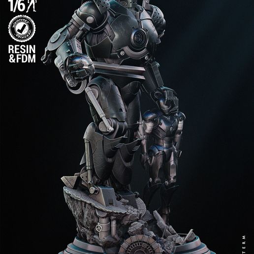 🗿 WICKED MARVEL IRON MONGER SCULPTURE: TESTED AND READY FOR 3D PRINTING ...