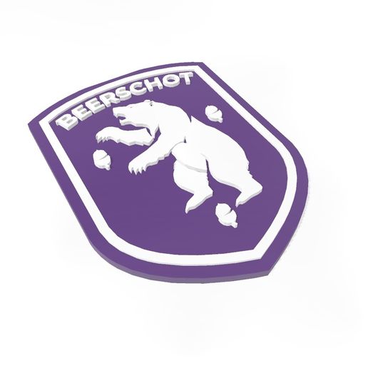 🏈 BEERSCHOT LOGO・ STL File for ・Cults