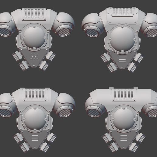 🎒 Upgraded Backpacks For Space Soldiers・Free STL File for 3D printing・Cults