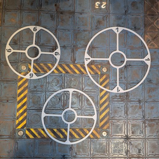 🟣 Objective Circle Marker Pack・ STL File for 3D printing・Cults