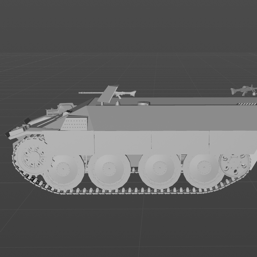 🗺️ German Hetzer APC Kätzchen armored personnel carrier 3D model ...