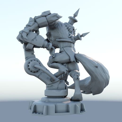 🎲 warwick League of Legends 3D print model・ STL File for ・Cults