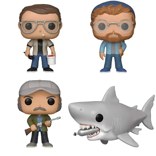 🎬 KIT FUNKO JAWS- BRODY/MATT/QUINT/TIBURON・Fichier STL pour Impression ...