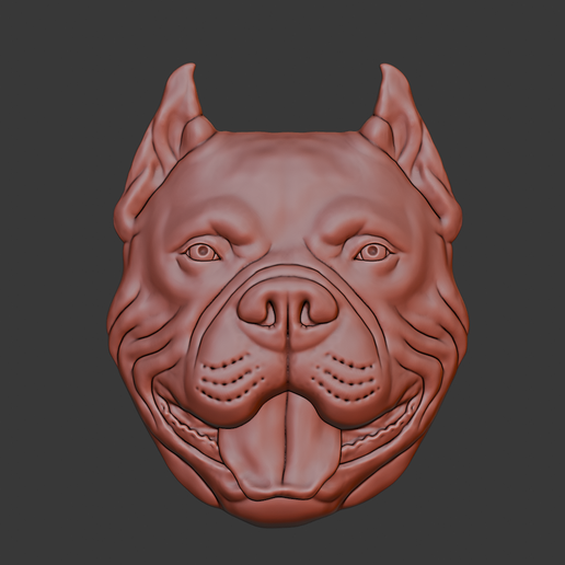 📁 American Bully 3d relief .stl file・Archivo STL para Impresión 3D y ...