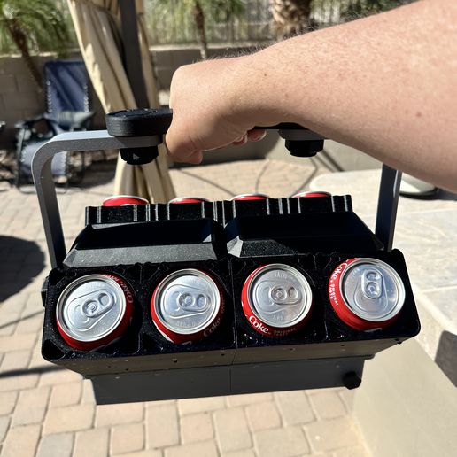 🥫 The Original V8 Can Cooler Motor or Engine Ice Chest・ 3D File for ・Cults