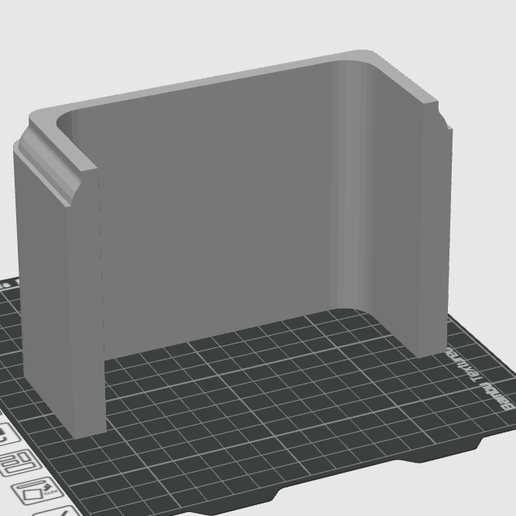 🛁 Bullnose trim 4.25in・ OBJ File for 3D printing・Cults