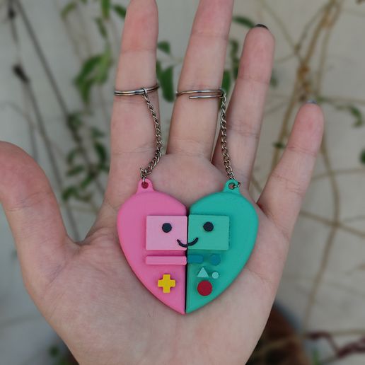 🎁 BMO Matching Keychains・ 3MF File for 3D printing・Cults
