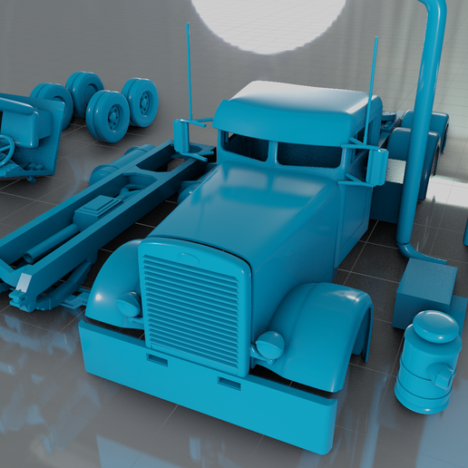 🚚 PETERBILT 381 TRUCK・ STL File for 3D printing・Cults