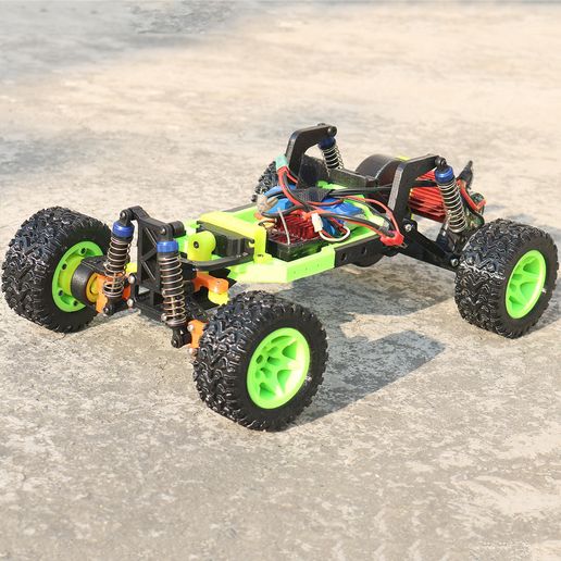 3D file DIY RC Truck | Motor 390 🚚 ・3D printing idea to download・Cults
