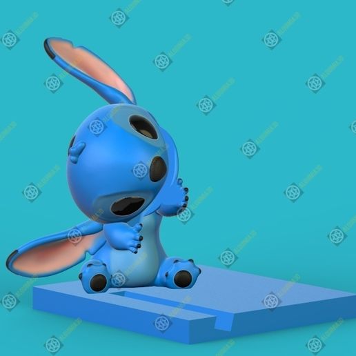 Archivo OBJ Stitch stand smartphone 📱 ・Modelo para descargar y imprimir ...