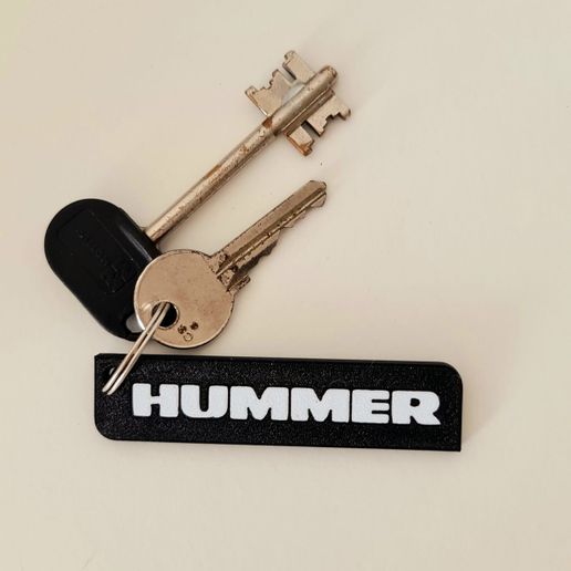 🗝️ Keychain: Hummer I・ STL File for 3D printing・Cults
