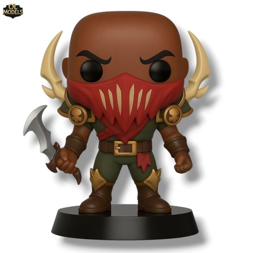 👾 Pyke Chibi Figure League of Legends 3D Model・ STL File for 3D ...