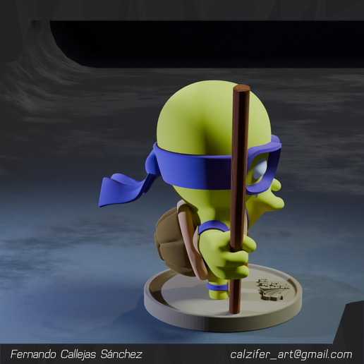 STL file Donatello TMNT 🥷 ・3D printable model to download・Cults