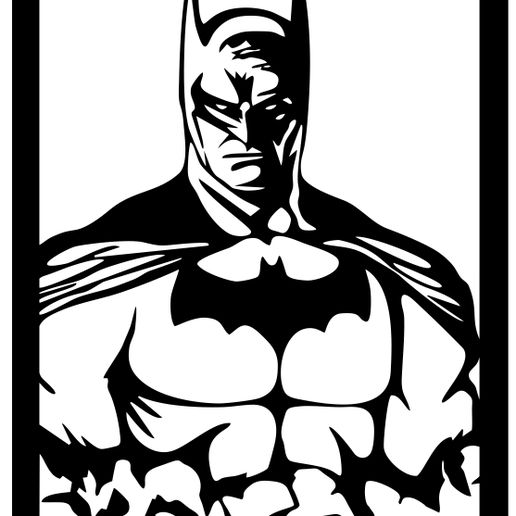 🎨 BATMAN WALL ART DECORATION - SUPERHEROES 3D PRINTING AND LASER ...