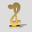 STL file Eternity Abstract Sculpture, Love Statue, Forever Eternal Love ...