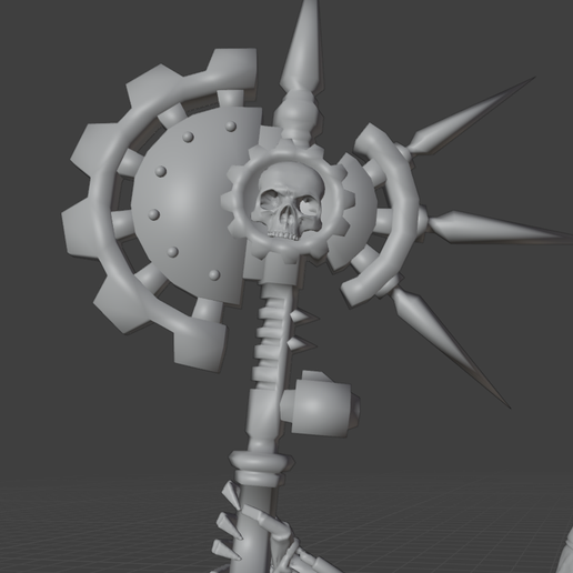 STL file Dark Tech Priest ⛪️ ・3D printing idea to download・Cults