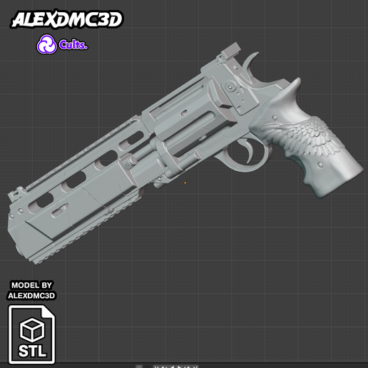 🔫 Residual Evil: Requiem – Leon’s handgun gun weapon - Revolver Cosplay ...