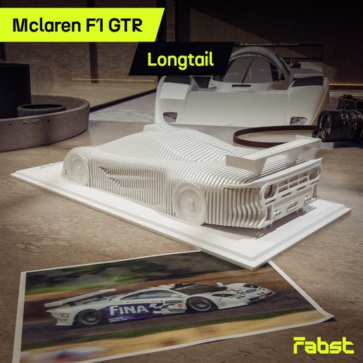 STL file Mclaren F1 GTR Longtail 🚗 ・3D printing template to download・Cults