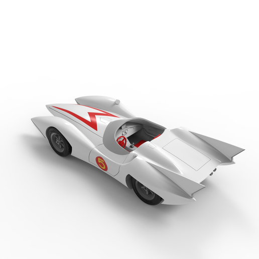 📁 Speed Racer Mach 5 3D printing file・ STL File for 3D printing・Cults