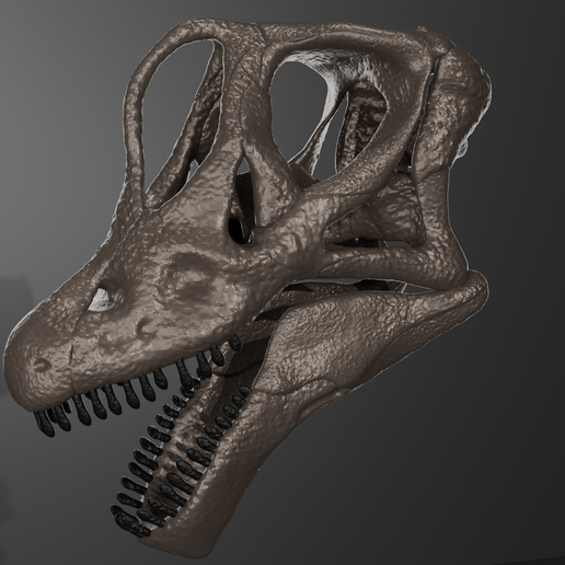 💀 Brachiosaurus skull 3d print・ STL File for 3D printing・Cults