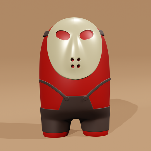 🎃 AMONG US JASON・ 3D File for ・Cults