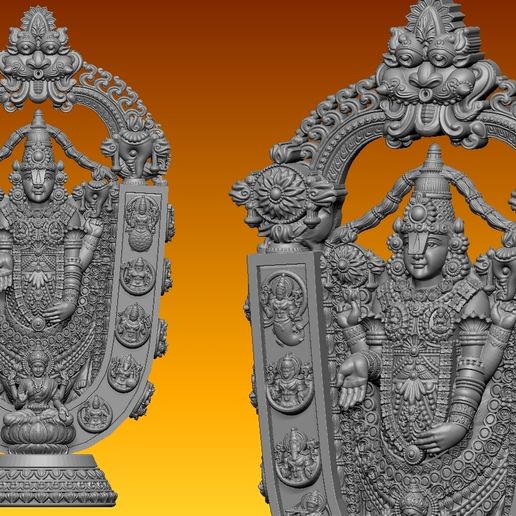 🎨 Lord Venkateshwara with Dasha Avatar & Ashta Lakshmi | 3D Printable ...