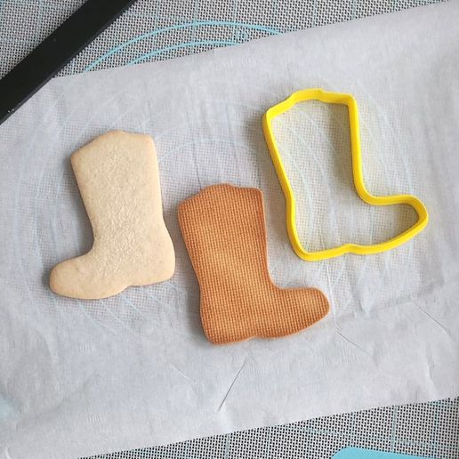 🤠 Western Boot cookie cutter・ STL File for 3D printing・Cults