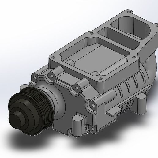 🚗 Eaton M45 from Mercedes benz kompressor・ STEP File for 3D printing ...