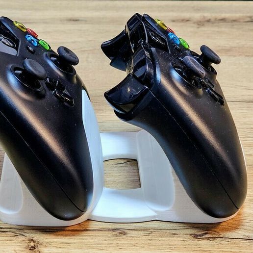 🎮 Minimalistic Xbox Controller Stand - Dual・Free STL File for 3D ...