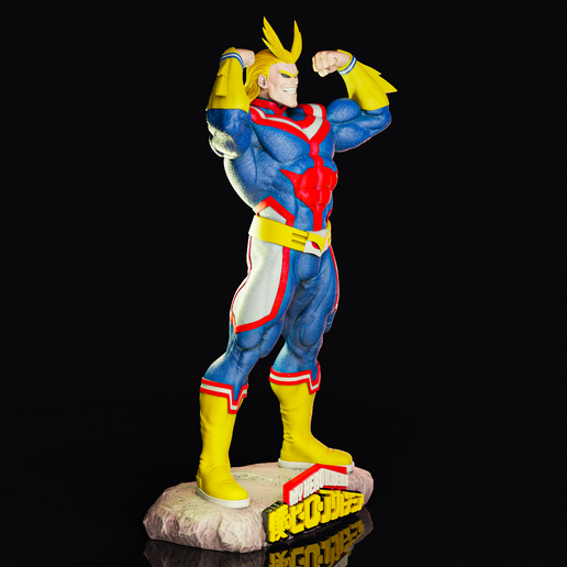 👾 All Might・ STL File for 3D printing・Cults
