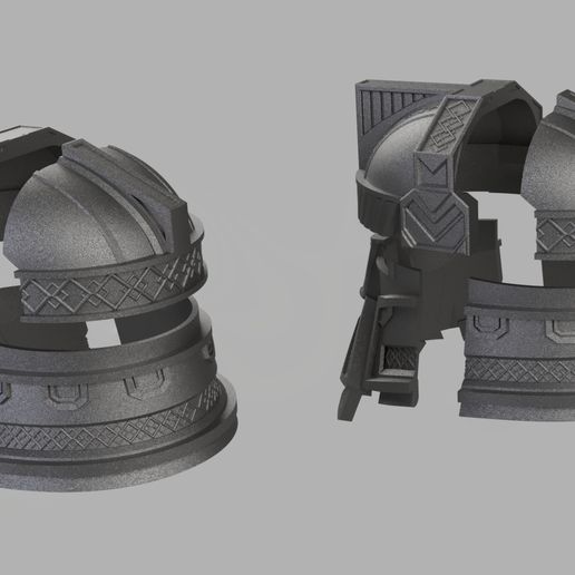 🪖 Dwarf Helmet・ STL File for ・Cults