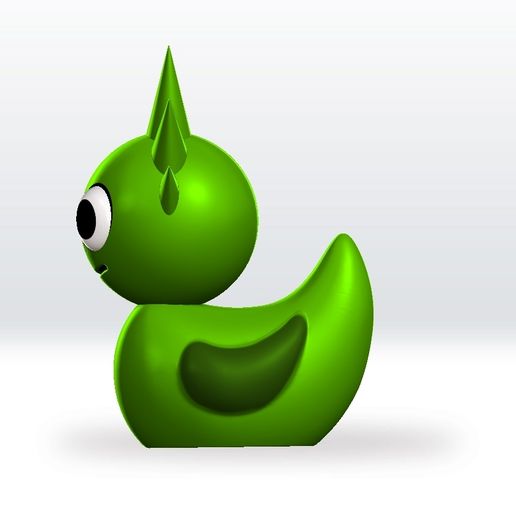 🦆 Sprunki Lime OWAKCX Duck STL, 3mf, Obj, 3D Model Character Fanart ...