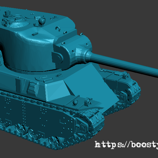 🪖 M6A2E1 1:100・Free STL File for 3D printing・Cults