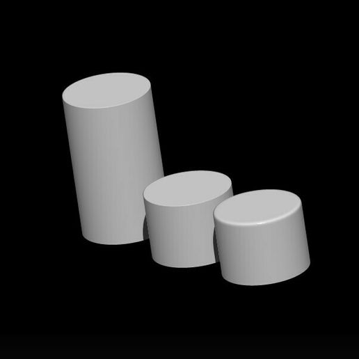 3D file Round Plinths 🎲 ・3D printable model to download・Cults