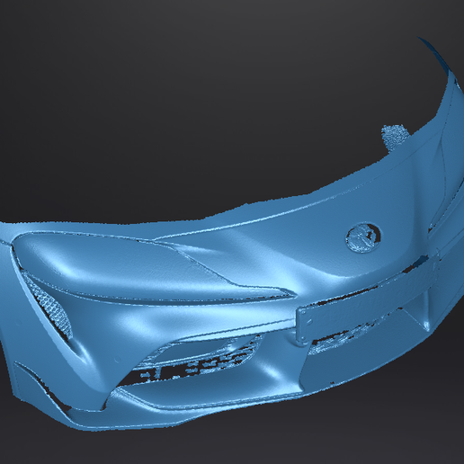 🚗 Toyota GR Supra A90/A91 Mk5 2021 - Front Bumper - 3D Scan・ STL File ...