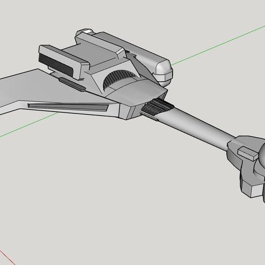 👽 Klingon D6 1/1000・Free 3D File for ・Cults