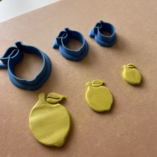 🍋 Emporte piéce bijoux - Fimo clay - Lemon shape・ STL File for 3D ...