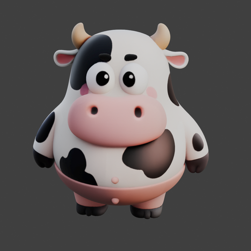 🐄 cow・ STL File for 3D printing・Cults