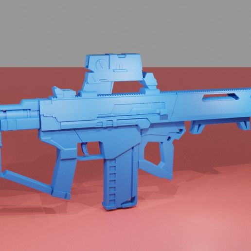 🔫 Mihara Nikke gun・ OBJ File for 3D printing・Cults