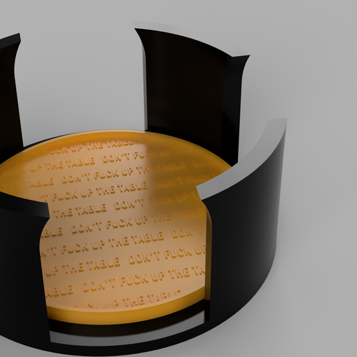 🍹 The Drink Coaster V3・Free STL File for ・Cults