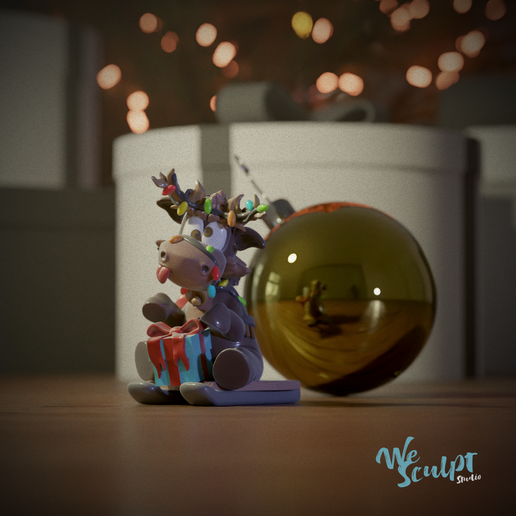 STL file Dark Christmas Collection- All Characters 🎄 ・3D print design ...